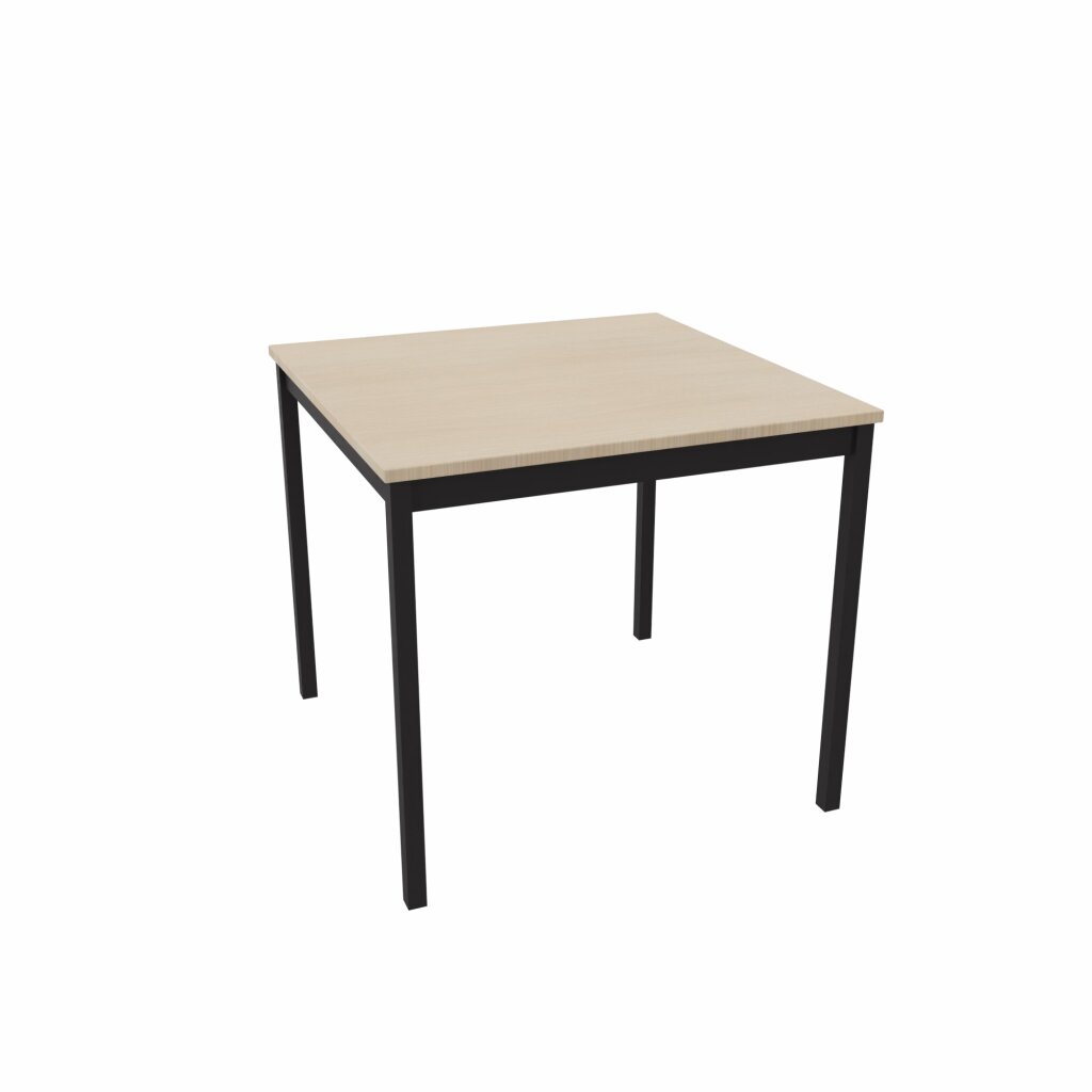 Schulungstisch Serie Style, Maß: 70 x 70 cm, Gestell: Rahmen und Füss ...